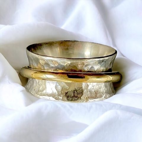 Earth Grace Motion Ring - Flintski Jewelry